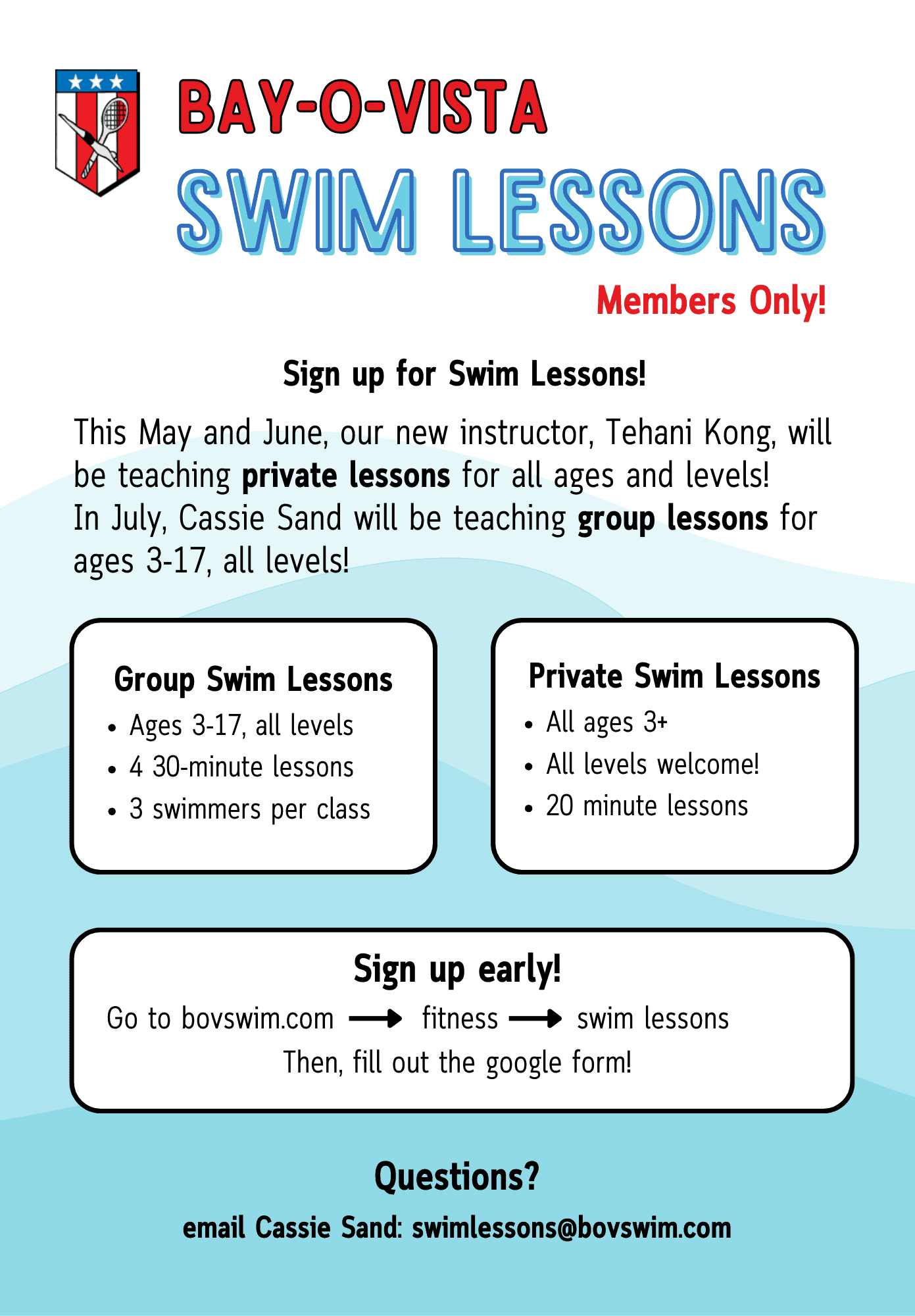 Swim Lessons at Bay-O-Vista: Dive into Fun & Fitness